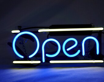 Unique lighted open sign related items | Etsy