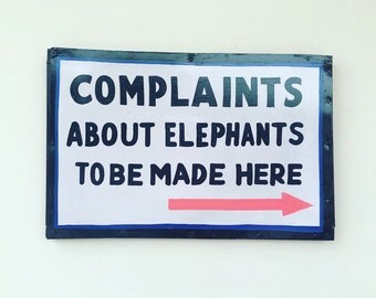 Complaint sign | Etsy