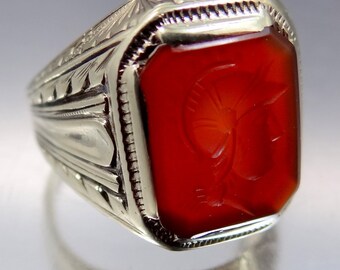 Roman soldier ring | Etsy