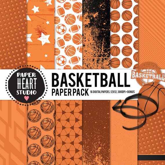 Digital Papers BASKETBALL Paper Pack Plus 16