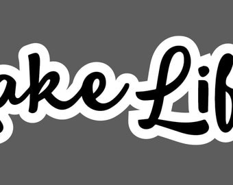 Brackish Life Vinyl Decal Sticker salt life swamp life catfish