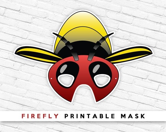 FireFly Mask Lightning Bug Mask Photo Prop Bug Mask