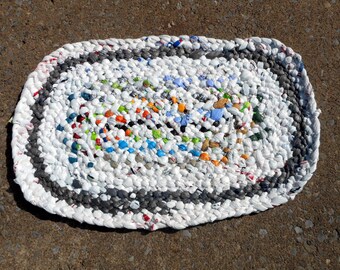 Plastic bag rug | Etsy