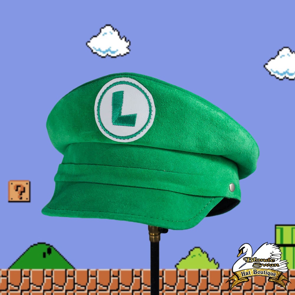 SALE Luigi Inspired Plumber Cap