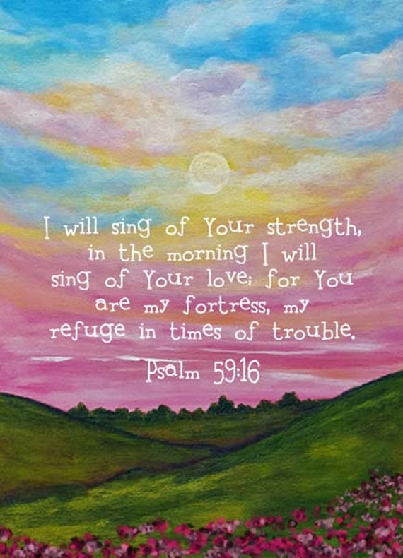 Scripture Bible Verse Sunrise Print Scripture Art Christian