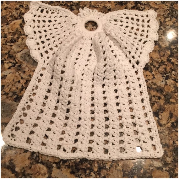 Angel Dishcloth Faucet Angel Dishcloth White by WholeLotOfCuteness