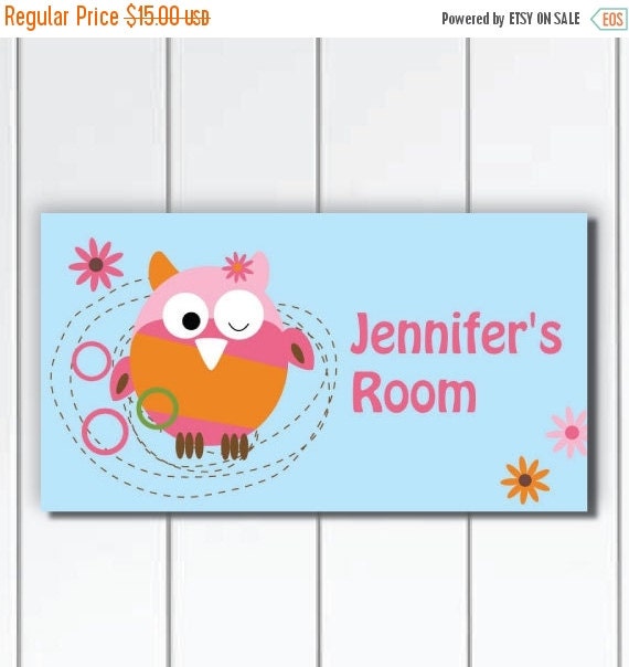 ON SALE 20% OFF Personalized Door Sign for by KidODesignStudio