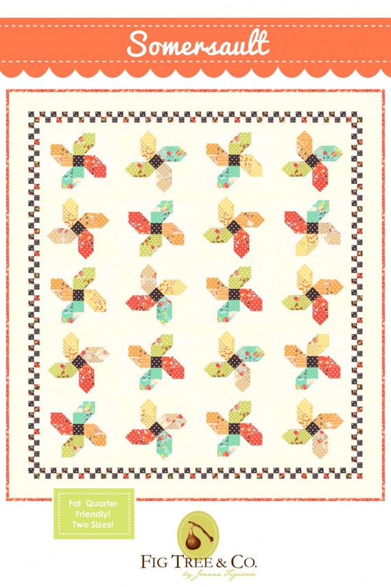 Fig Tree Quilts Somersault Quilt Pattern FTQ 1101