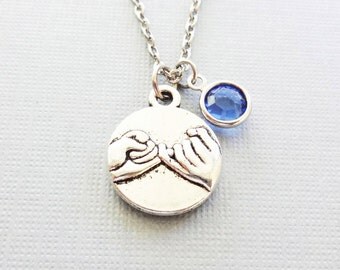 Pinky swear necklace | Etsy