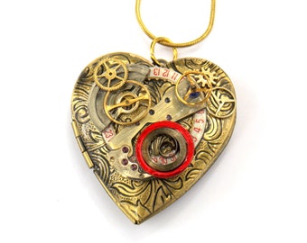 Unique Victorian steampunk and time travel by TimeMachineJewelry