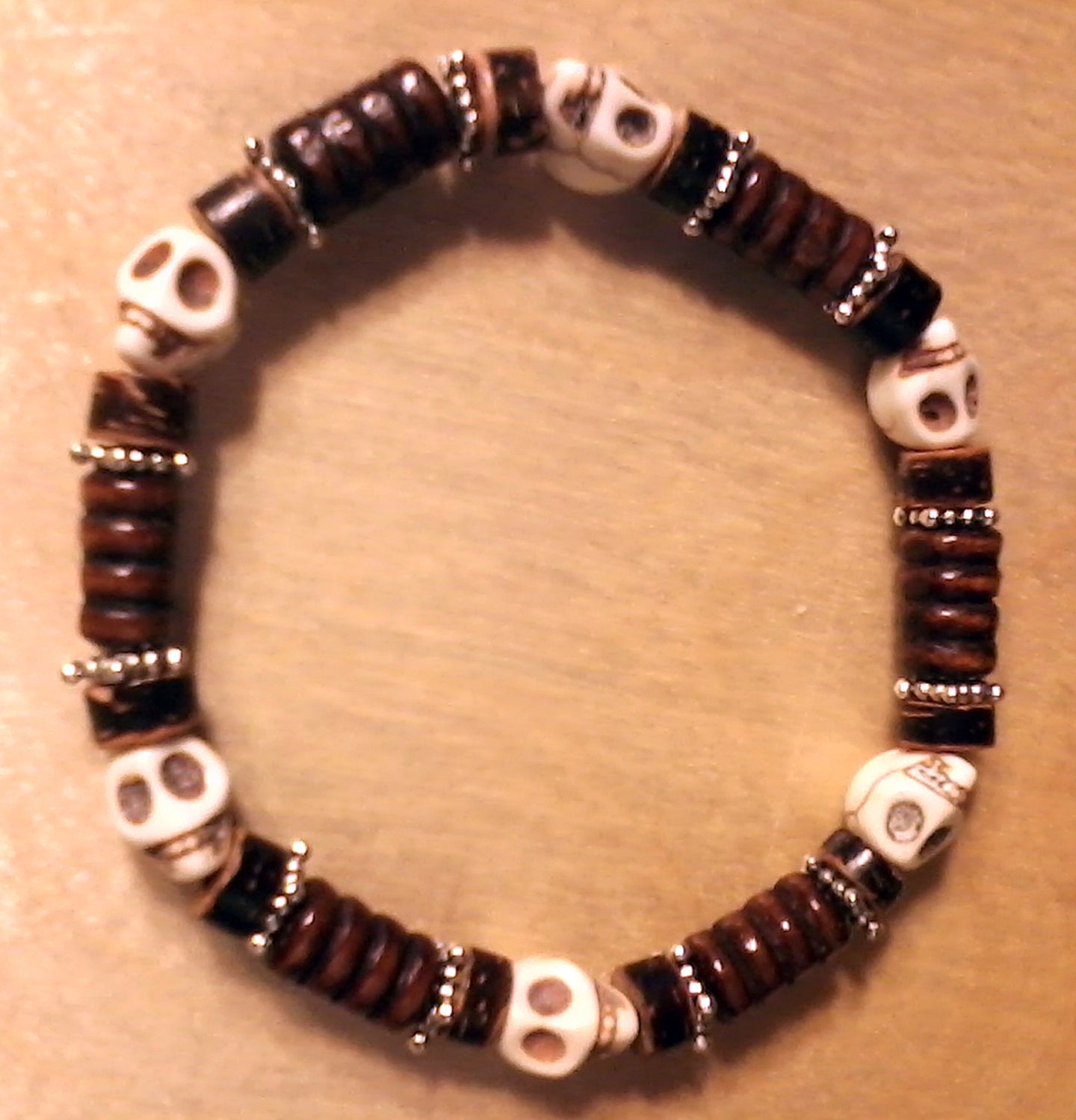 PALO MAYOMBE. CONGO . Elastic Palo bracelet w/ gemstone