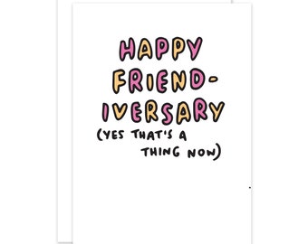 Friendiversary | Etsy