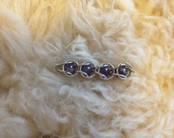 Chain Maille Tutorial Captured Beads Bracelet