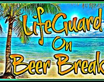 Unique lifeguard signs related items | Etsy
