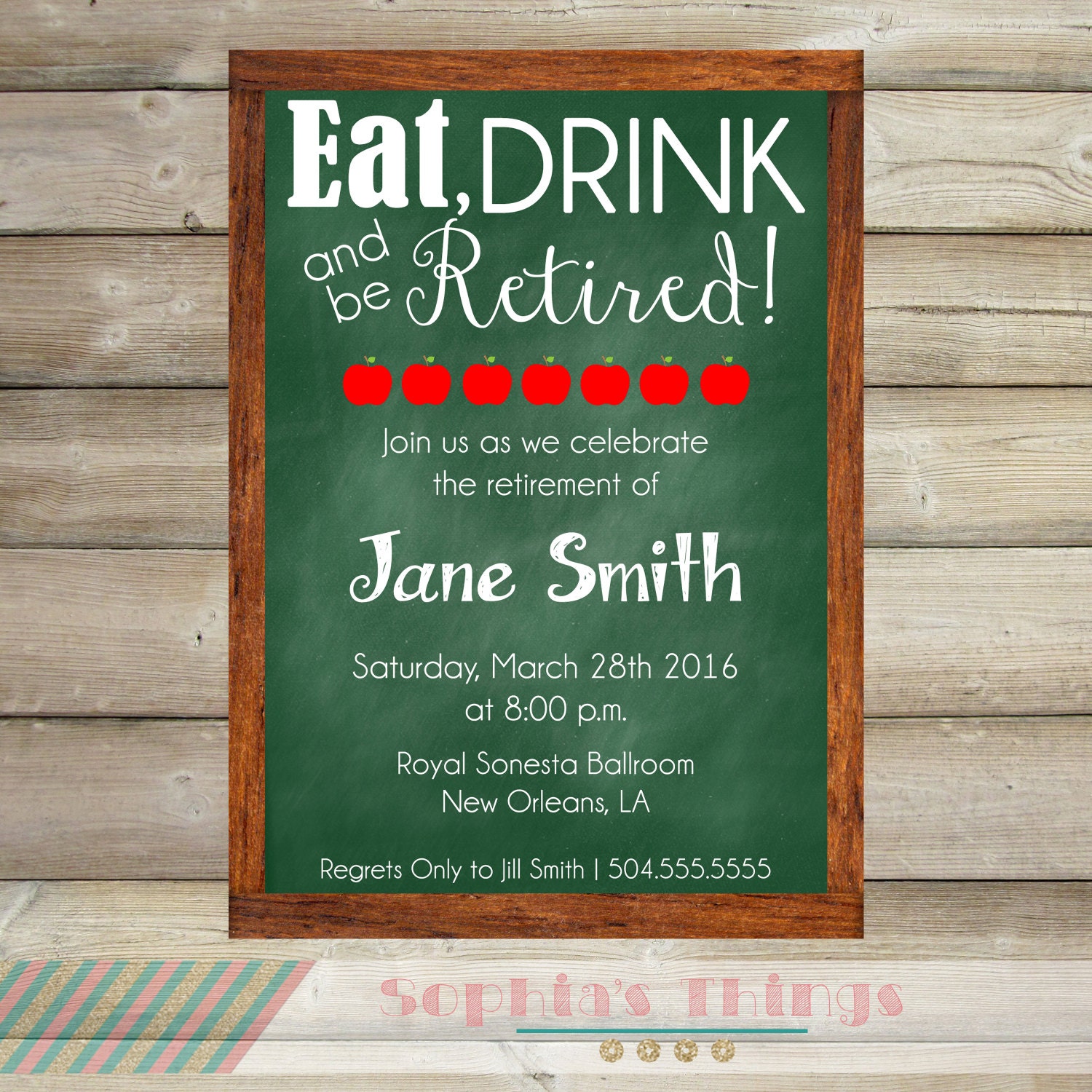 Retirement Party Invitations Early Retirement
