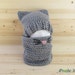 PDF ONLY. Cat Kit crochet pattern by Akroche Tatuk 4 sizes