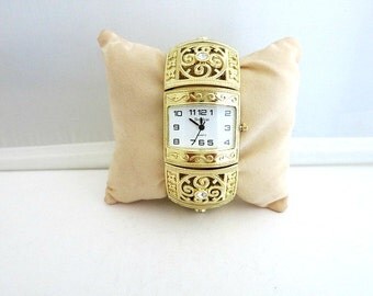 MAWI Watch Pendant Gold Tone Swiss Made Antimagnetic by ediesbest