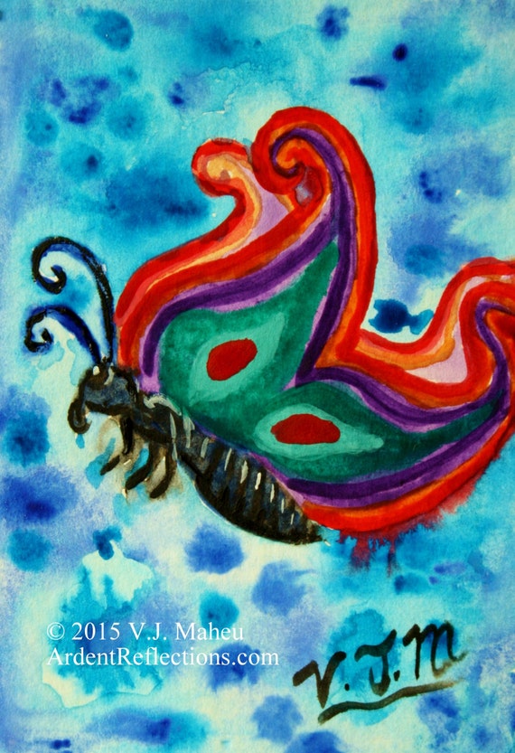 Whimsical Butterfly wall art art for kid's room fun