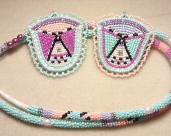 Unique crow beadwork related items | Etsy