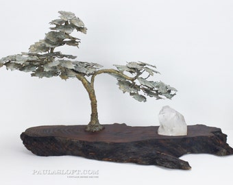 Metal bonsai tree | Etsy