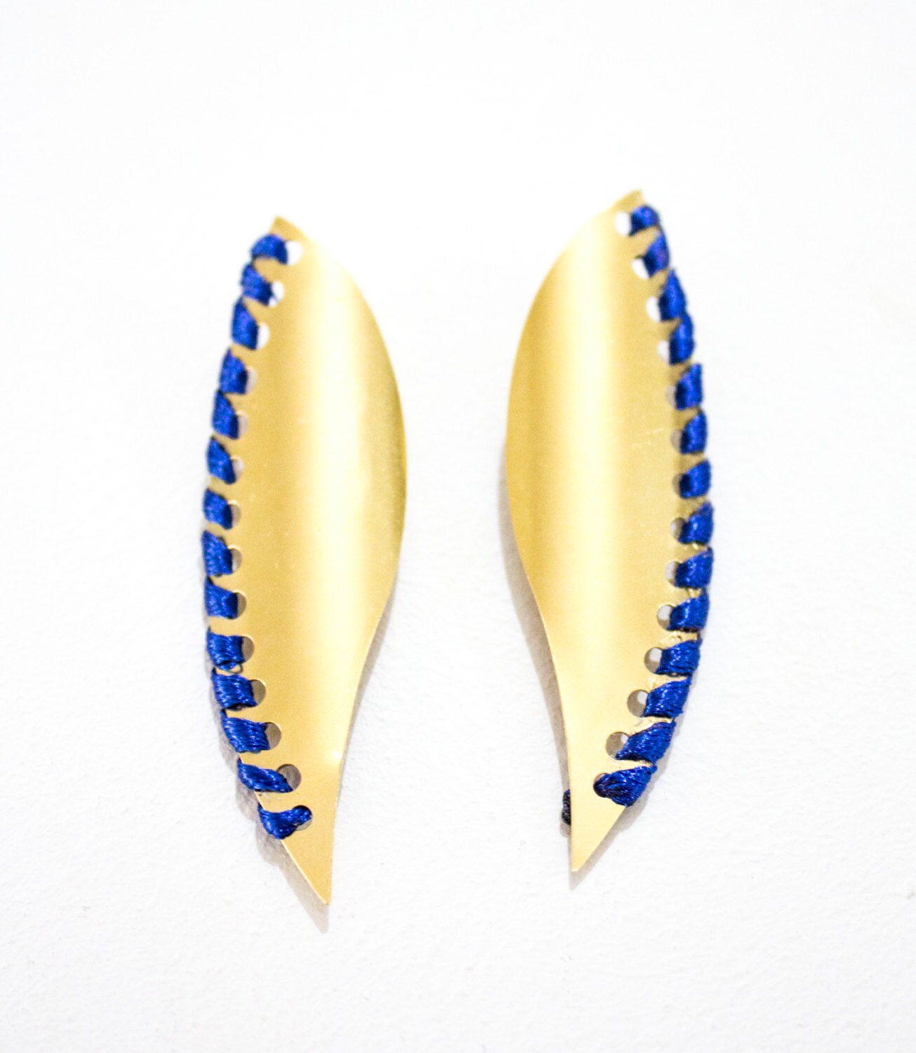 Royal Blue Earrings Blue Earrings Long Earrings Large Royal Blue Earrings Blue Earrings Long Earrings Large