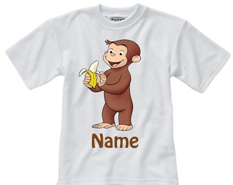 Unique curious george shirt related items | Etsy