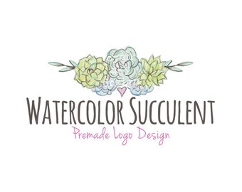 Succulent logo | Etsy