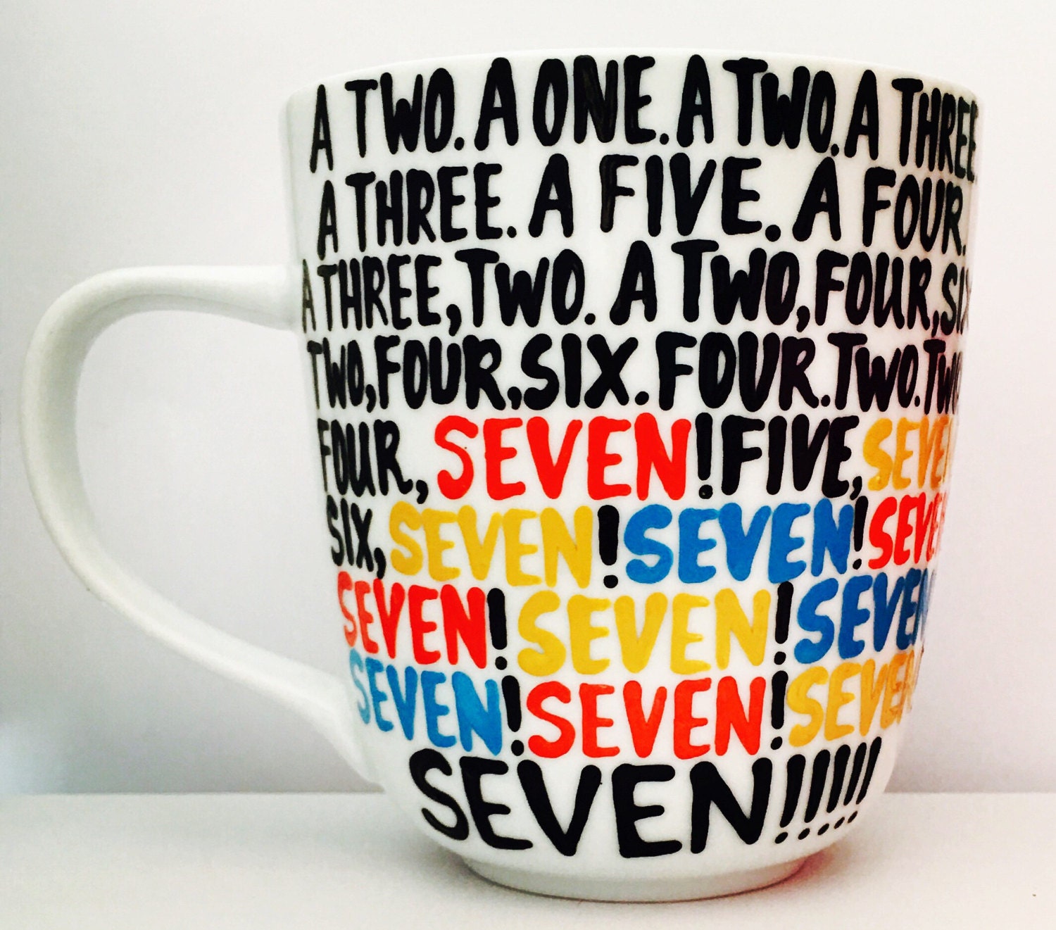 FRIENDS Seven SEVEN MUG friends friends tv show