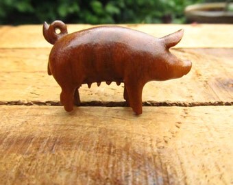 Folk art pig | Etsy
