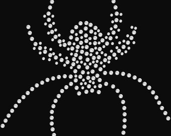 Spider Web Appliqué Crystal Spider Web Iron on Rhinestone