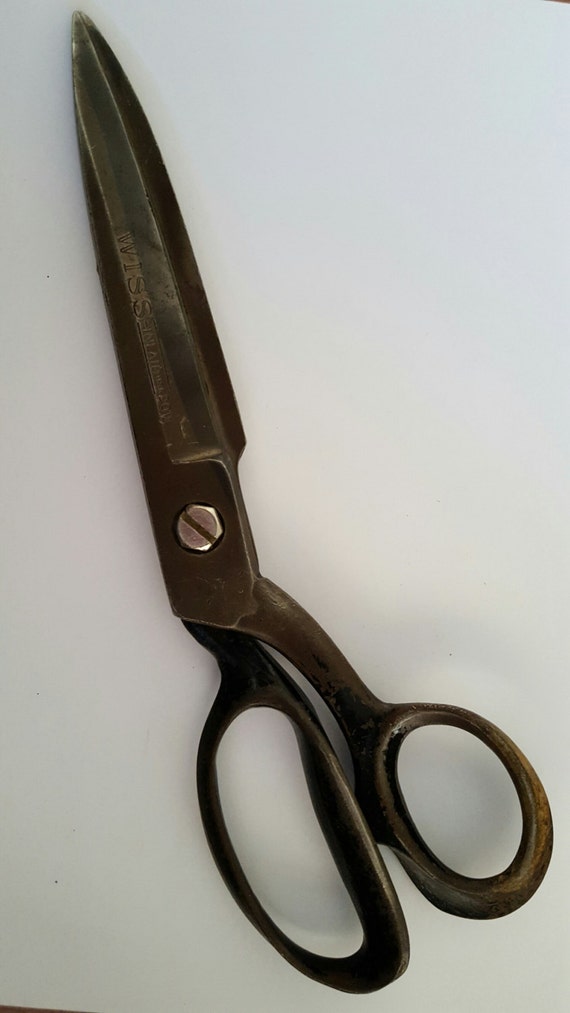 Reserved for Vaughn Vintage pair of Wiss Industrial Inlaid 20W