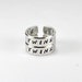 Twins Ring Set Personalized Twin Sisters Match Pair Rings