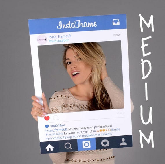 Printed Instagram Frame PREMIUM Personalised InstaFrame