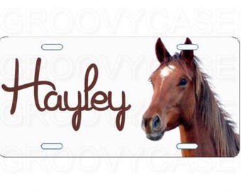 Horse license plate | Etsy
