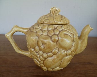 Fruit on teapot | Etsy
