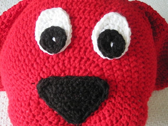 Crochet Dog PATTERN Crochet Pillow Pattern Dog Pillow