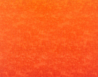 Orange ombre fabric | Etsy