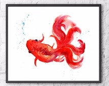 Popular items for koi fish art on Etsy