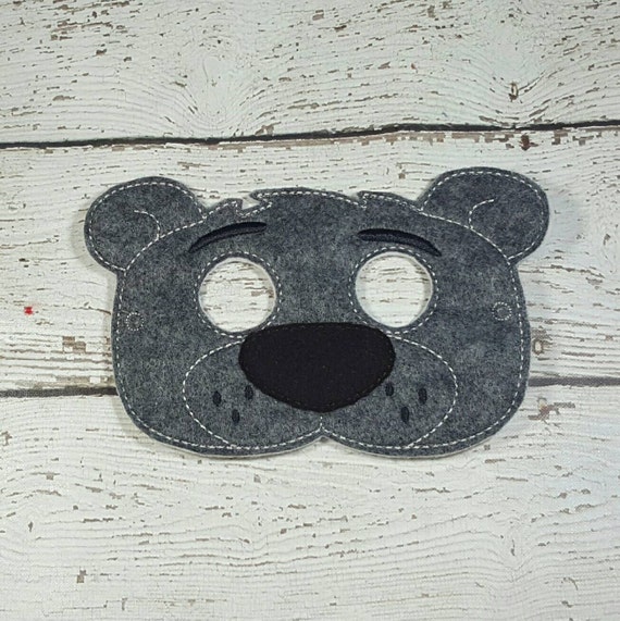 Baloo Mask Bear Dress Up Jungle Book Pretend by ABearyCuteShoppe