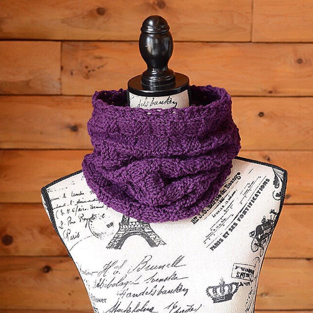 handmade fabric scarves and knitted by RailroadAndHolly on Etsy