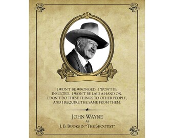 John wayne quote | Etsy