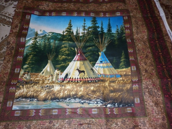 Vip Cranston Native American Panel Fabric