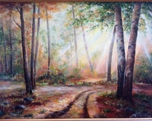 Unique textured landscape related items | Etsy