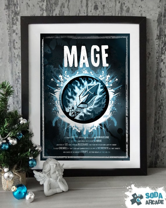 World of Warcraft: Mage Class Symbol print/poster