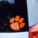 Clemson Monogram Decals/ Clemson State Decal