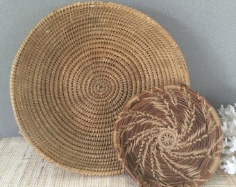 Pine needle basket | Etsy