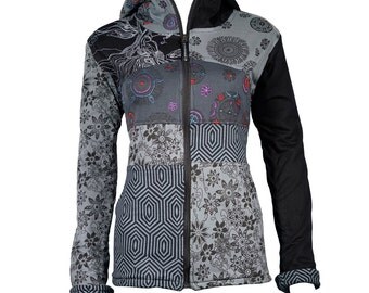 Patchwork hoodie | Etsy