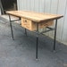 The Surveyor's Desk Reclaimed Wood Industrial Office Desk