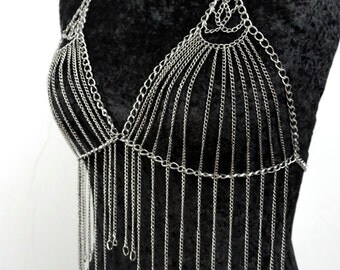 Metal bra | Etsy