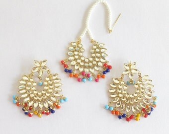 Punjabi earrings | Etsy